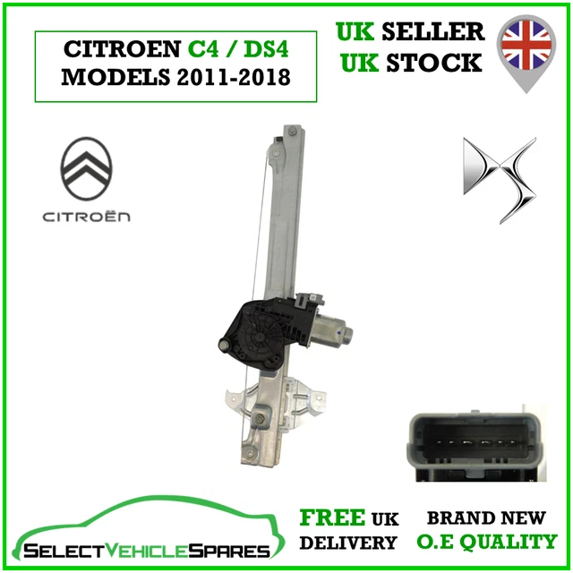 GENUINE CITROEN C4 Mk2 / Ds4 Front Right Window Regulator & Motor 2011 ...