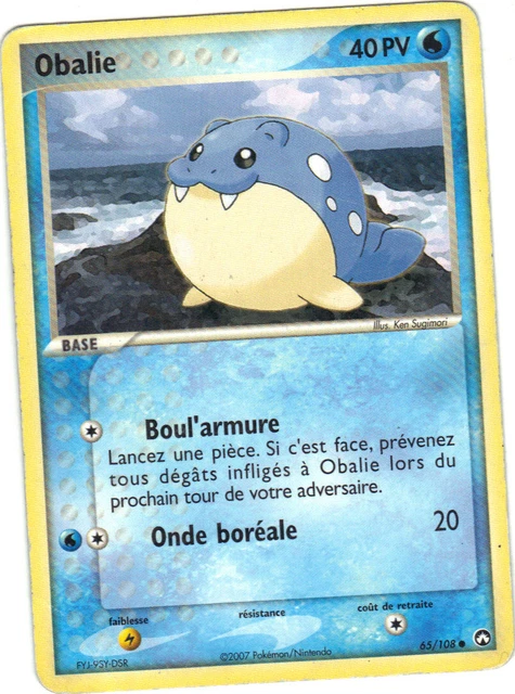 POKEMON N° 65/108 - OBALIE - 40PV ..... (8244) EUR 4,00 - PicClick FR