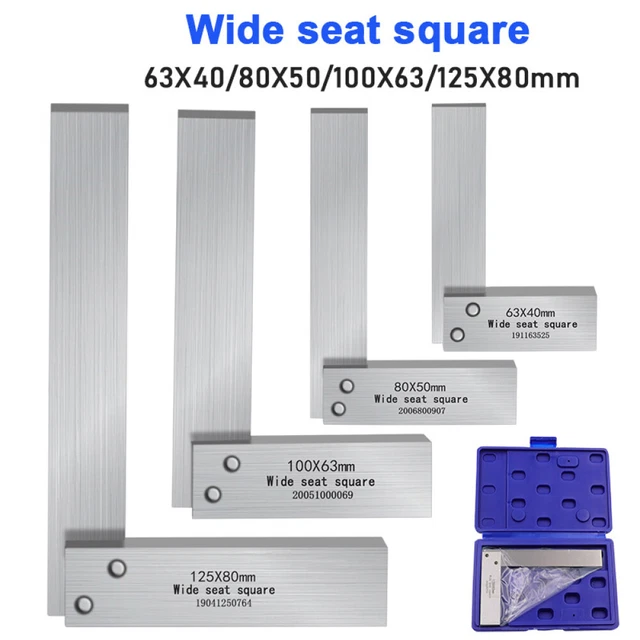 MACHINIST SQUARE 90 Degree Right Angle Ruler Precision Engineer ...