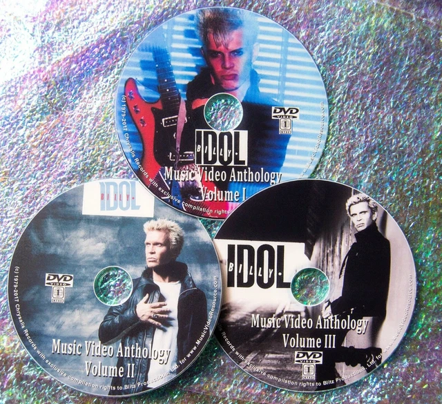 BILLY IDOL GENERATION X Music Video Collection 3 DVD Set 1977 to 2015 ...