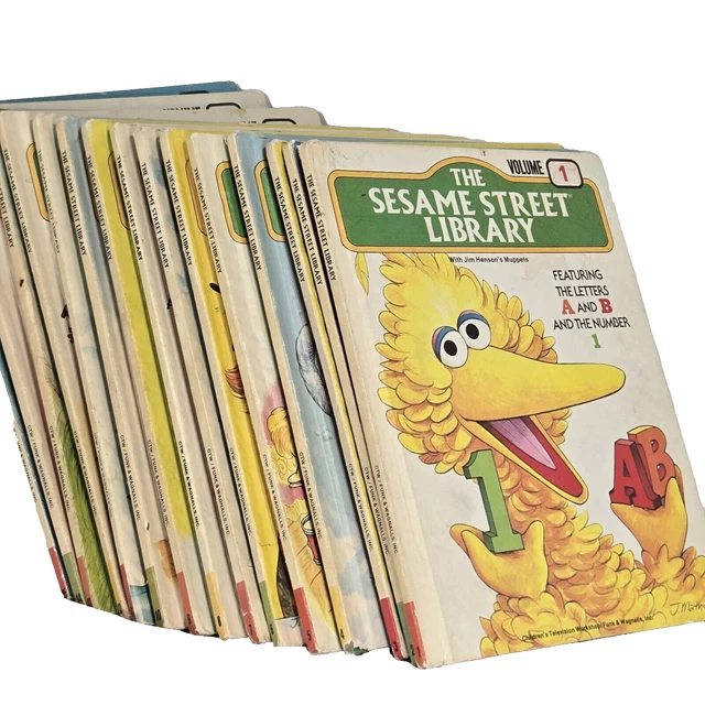 THE SESAME STREET Treasury Books Complete Set 15 Volume 1978 Jim ...