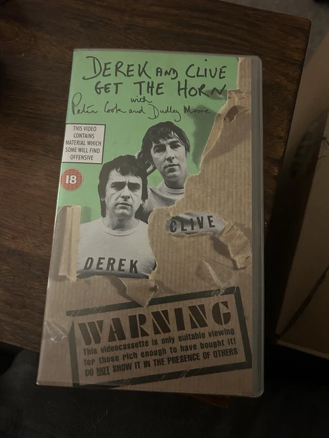 DEREK AND CLIVE Get The Horn VHS £3.25 - PicClick UK