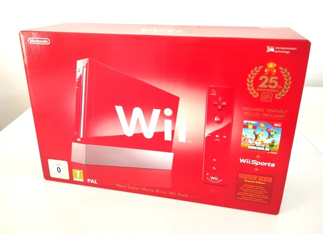 NINTENDO WII CONSOLE Super Mario Bros 25 Years NEW PAL Sealed Box £414. ...