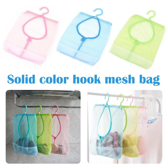 CLOTHES PEG BAG Hanger Laundry Washing Hanging Bras Socks Storage Mesh ...