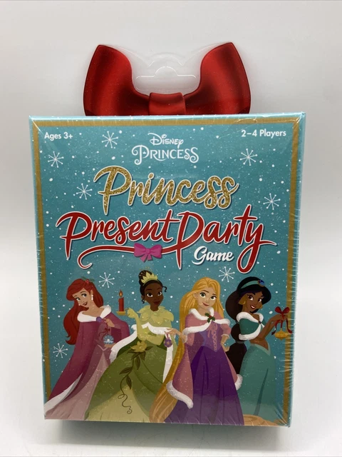 DISNEY PRINCESS PRESENT Party Game with Spin Board. 5.75 x 4.75" Box ...