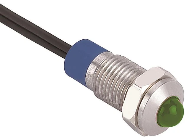 PANNEAU LED MONTAGE Indicateur Lumière, Vert, 12V, 8mm - AB-AV-0803 EUR ...