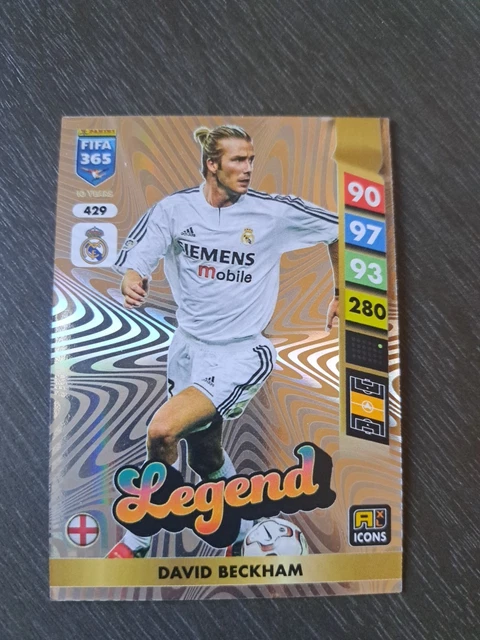 PANINI ADRENALYN FIFA 365 2025 Legend - David Beckham # 429.... TOP ...