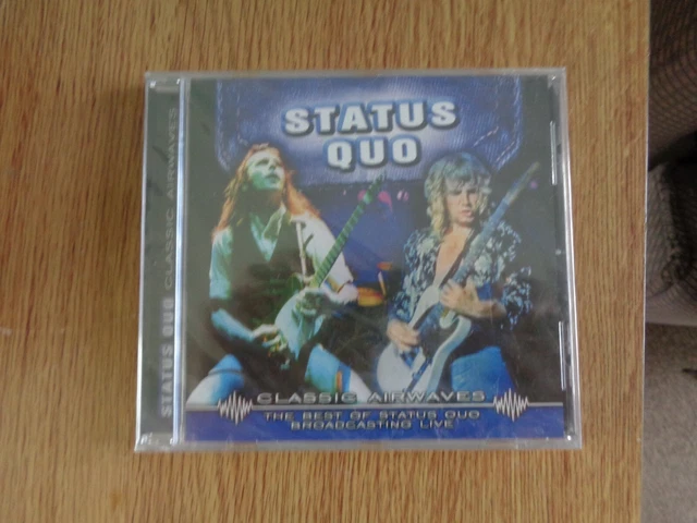 STATUS QUO CLASSIC Airwaves Cd New Radio Broadcasts Free Uk Post £9.99 ...