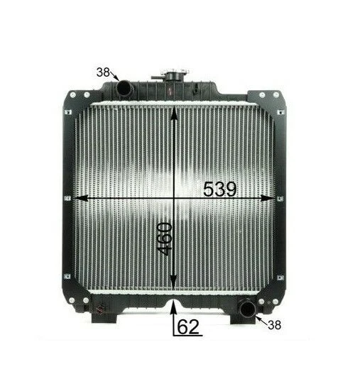 84175586 RADIATORE PER Trattore Fiat New Holland Case Td5050 Td5040 ...