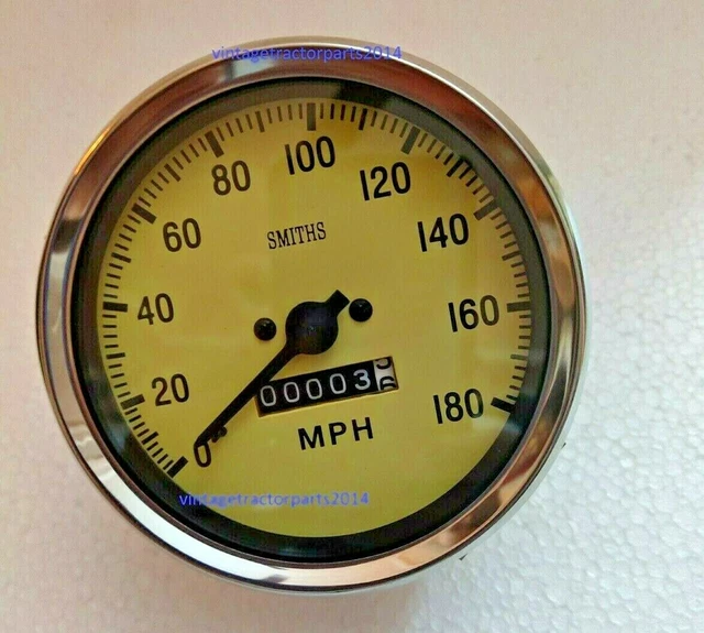 SMITHS SPEEDOMETER 0-180 MPH Replacia 100MM YC $26.21 - PicClick AU