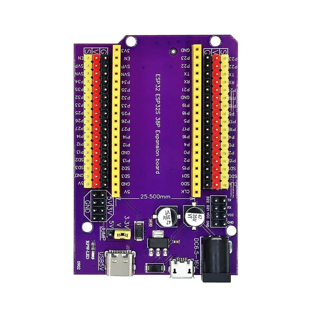 Esp32 Breakout Board Expansion Boards For Esp32 38pin Modul Terminal