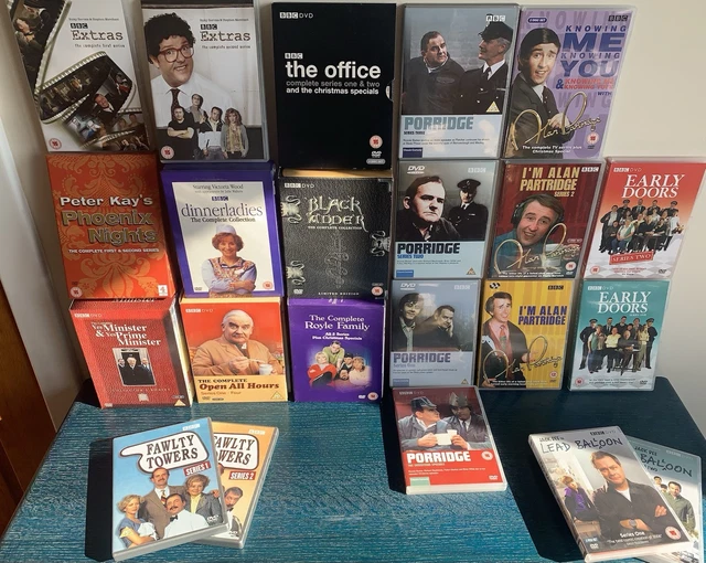 BBC SITCOM DVD Box Sets Fawlty Porridge Extras Blackadder Alan ...