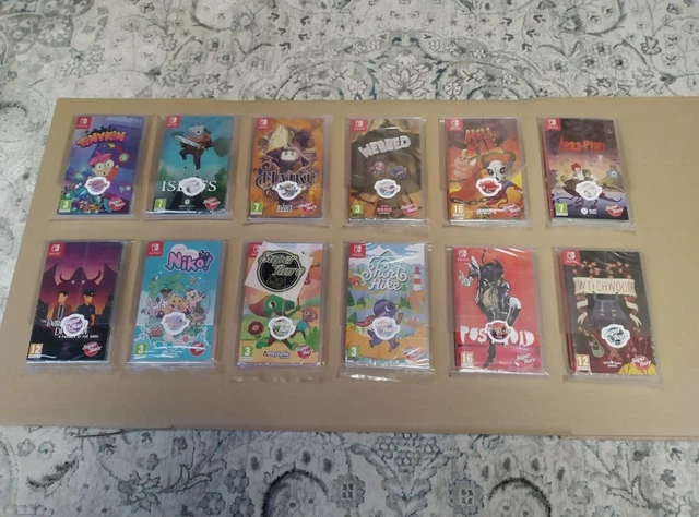 12 X SUPER Rare Games Nintendo Switch sealed A short Hike Webbed Lil ...