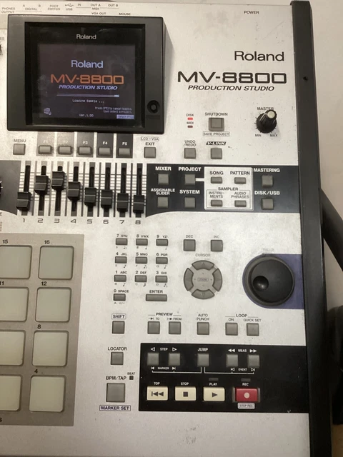 MUESTREADOR SECUENCIADOR DE ritmos Roland MV-8800 equipo de audio de ...