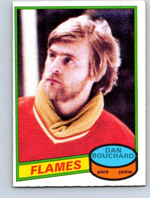 VINTAGE HOCKEY CARD Opc 1980 Calgary Flames Goalie Dan Bouchard No63 $4 ...