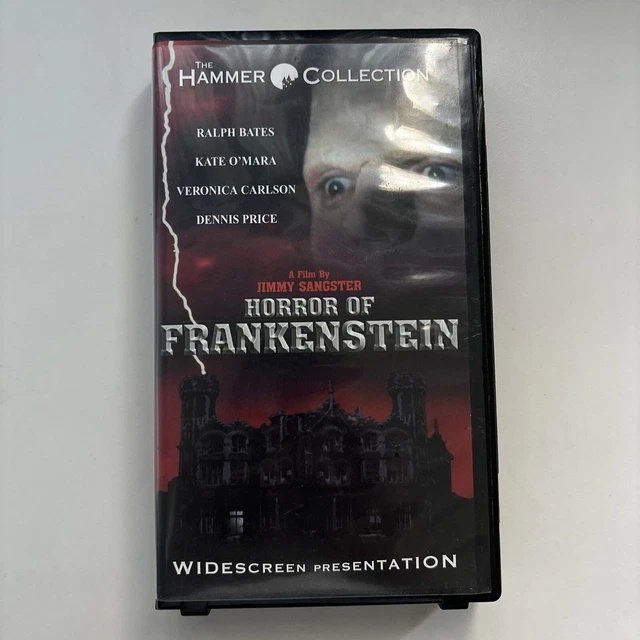 RARE! HAMMER COLLECTION Horror of Frankenstein - (VHS Tape, 1970 ...