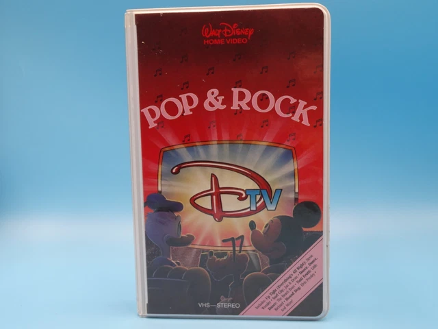 D-TV POP AND Rock VHS Disney Music Video Compilation 1980s £3.94 ...