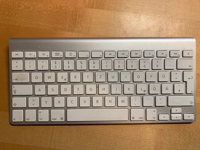 APPLE MAC BLUETOOTH Wireless Keyboard Tastatur A1314 QWERTZ Deutsches ...