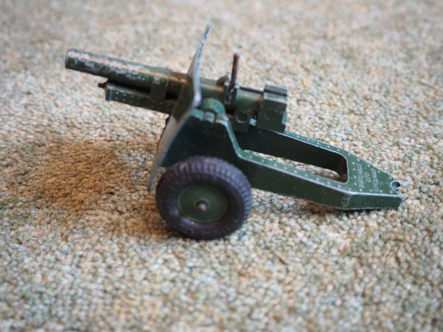 VINTAGE BRITAINS 25PDR HOWITZER FIELD Gun Cannon Artillery (Pat No ...