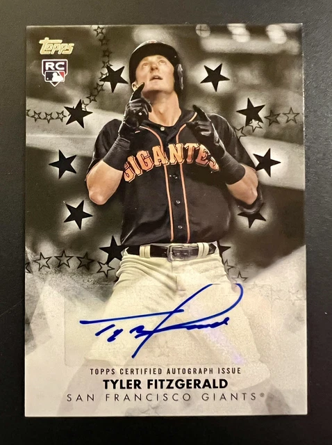 2024 TOPPS SERIES 2 TYLER FITZGERALD (RC) recrue Baseball Stars voiture ...