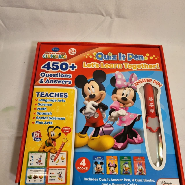 DISNEY MICKEY MOUSE Clubhouse QUIZ IT PEN 450+ questions & answers ...