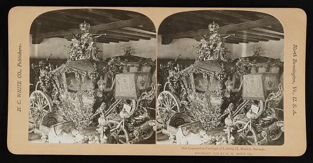CORONATION CARRIAGE OF Ludwig II, Munich, Bavaria Old Photo $9.00 ...