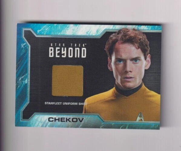 COSTUME ANTON YELCHIN 2017 Star Trek Beyond Chekov Carte Patch Costume ...