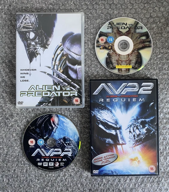 ALIEN VS PREDATOR Collection DVD Bundle | Requiem | Used | Region 2 ...