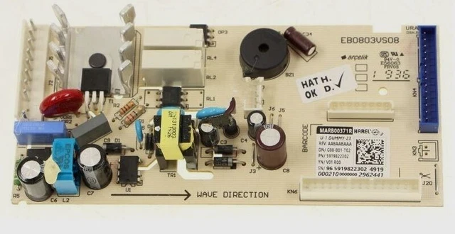 GENUINE BEKO MAIN PCB Control Board Fridge Freezer GNE539P GNE60520X £ ...
