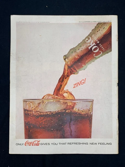 MAGAZINE AD* - 1962 - Coca Cola / Coca-Cola - zing ! EUR 8,94 - PicClick FR