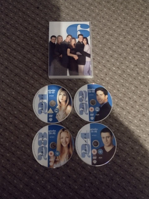 FRIENDS SERIES 6 Episodes 122-146 DVD 2009 £3.82 - PicClick UK