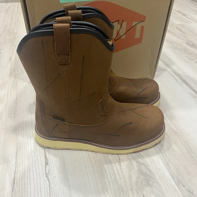 BRUNT THE BOLDUC 9" Mens Size 11.5 Brown Leather Comp Hard Toe ...