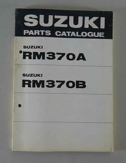 SUZUKI RM 370 A/B Stand 06/1976 Parts/Regions Catalog £39.08 - PicClick UK