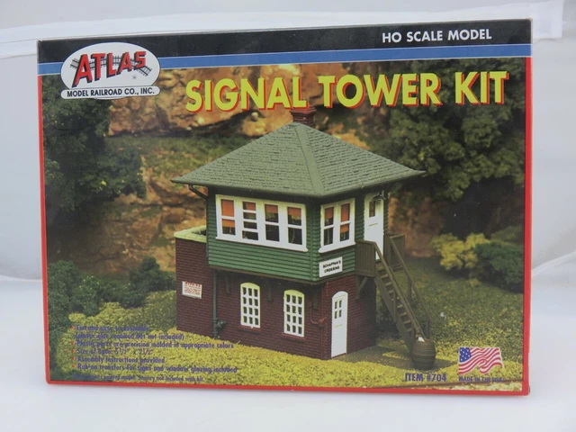 ATLAS SIGNAL TOWER KIT 704 HO Scale Model Plastic Model Kit Railroading ...