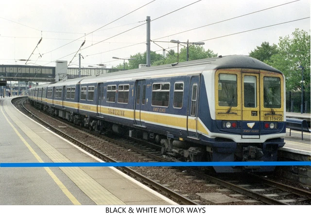 TRAIN COLOUR NEGATIVE Class 319 450 In Thameslink Livery £0.99 ...