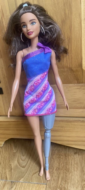 BARBIE FASHIONISTAS DOLL With Prosthetic Leg FXL54 £5.00 - PicClick UK
