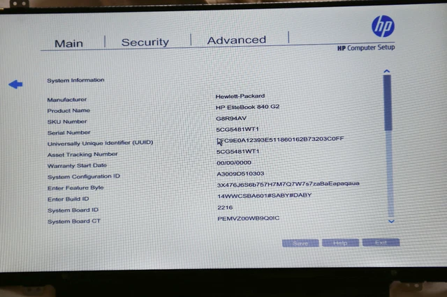 HP ELITEBOOK 840 G2 Motherboard i7-5600U Radeon R7 M260X 799543-601 ...