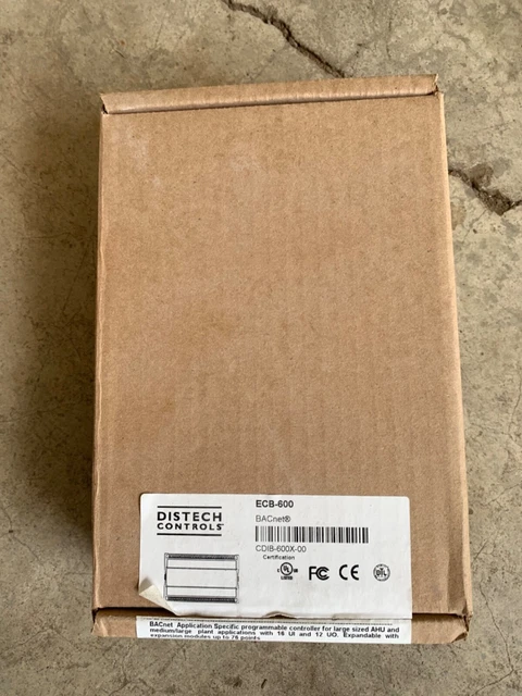 DISTECH CONTROLS BACNET ECB-600 Programmable Controller - VGC $1,050.75 ...