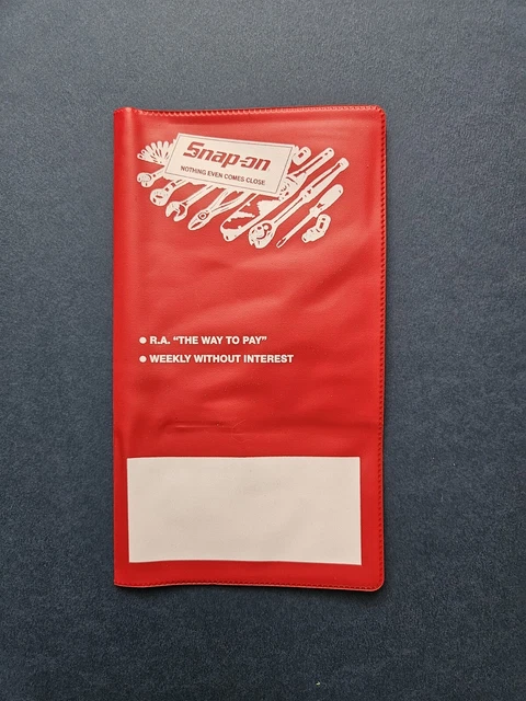 SNAP ON SNAP-ON Tools Receipt RA Folder Wallet Red CMCWAL1 Classic ...