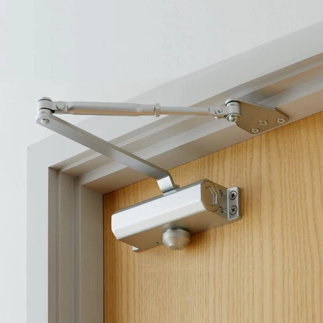 25-45KG STEEL OVERHEAD Fire Rated Door Closer Adjustable Self Automatic ...