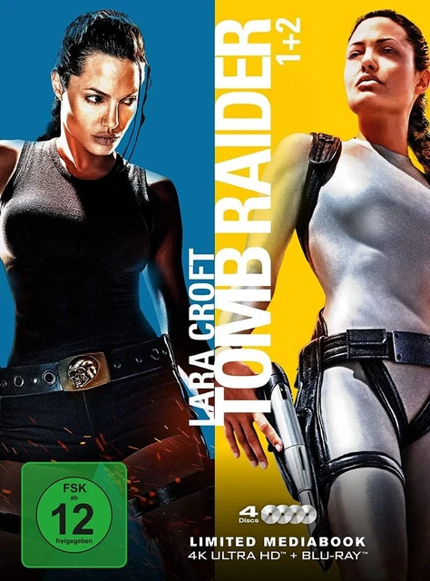 LARA CROFT: TOMB Raider 1+2 Lim. Mediabook UHD-Box - LEONINE - (Ultra HD Blu-r EUR 59,29 ...