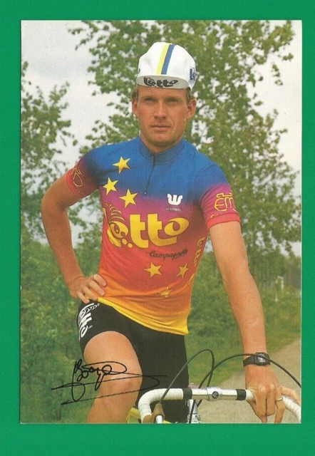 CYCLISME CARTE CYCLISTE BAEYENS JAN équipe LOTTO Merckx 1985 Signée EUR ...