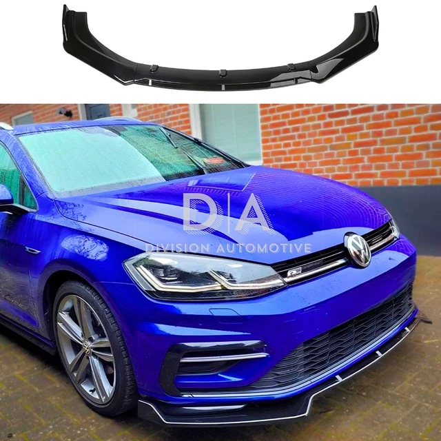 VW GOLF MK7 MK7.5 R GTD GTI TSI TDI Front Splitter Spoiler Lip Body Kit ...