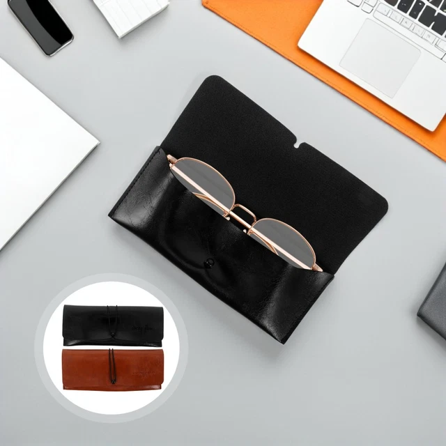 2 PCS RETRO Glasses Bag Eyewear Travel Case Eyeglasses Soft Pouch $19. ...