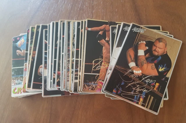 WWF WWE 1994 Action Packed Wrestling Card Set - 42 cards $130.00 ...