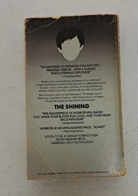 THE SHINING BY Stephen King 1978 Edition PB 14th Signet Printing #5.5. ...