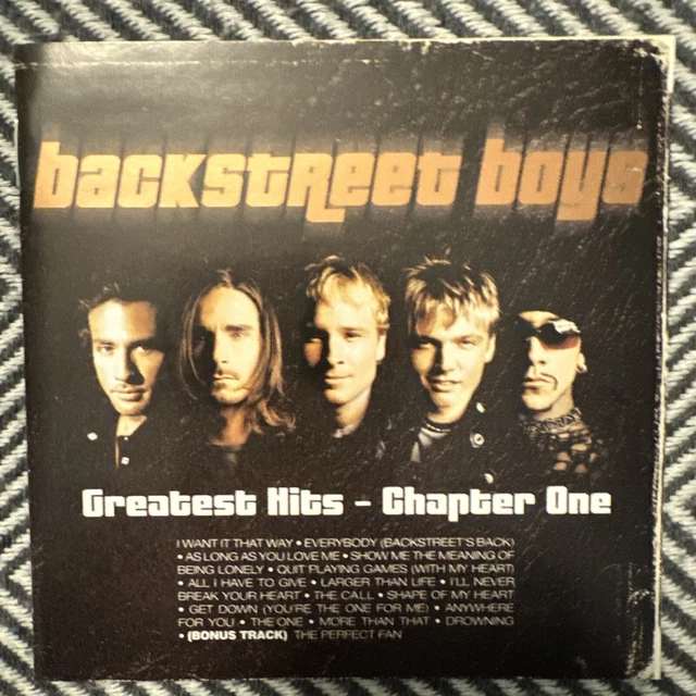 BACKSTREET BOYS GREATEST Hits Chapter 1 (CD, 2001) EUR 6,16 - PicClick FR