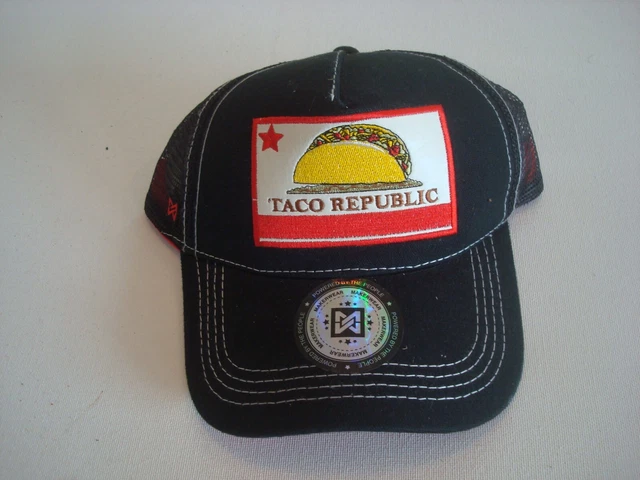 EAT TACO TACOS TRUCKER MAKERWEAR snapback DEADSTOCK HAT CAP VINTAGE P2 ...
