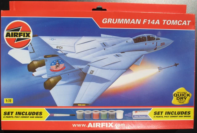 AIRFIX 05013G GRUMMAN F 14 A TOMCAT - 1:72 Flugzeug Modellbausatz ...