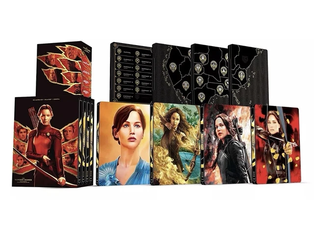 BLU RAY HUNGER GAMES - Steelbook Collection (4K Ultra HD + Blu-Ray ...